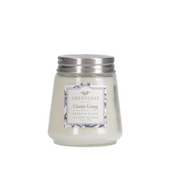 Duftkerzenladen - Greenleaf Petite Candle - Classic Linen 123 g